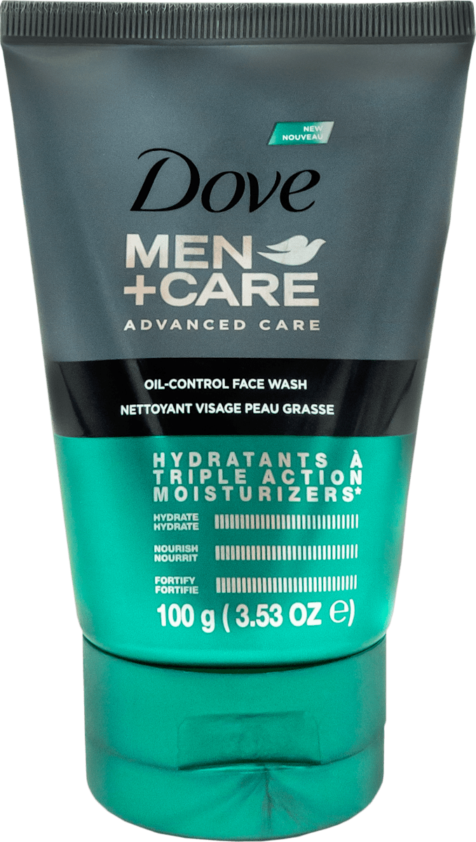 Dove Men+Care pleťová mycí emulze Oil-Control, 100 g | dm.cz
