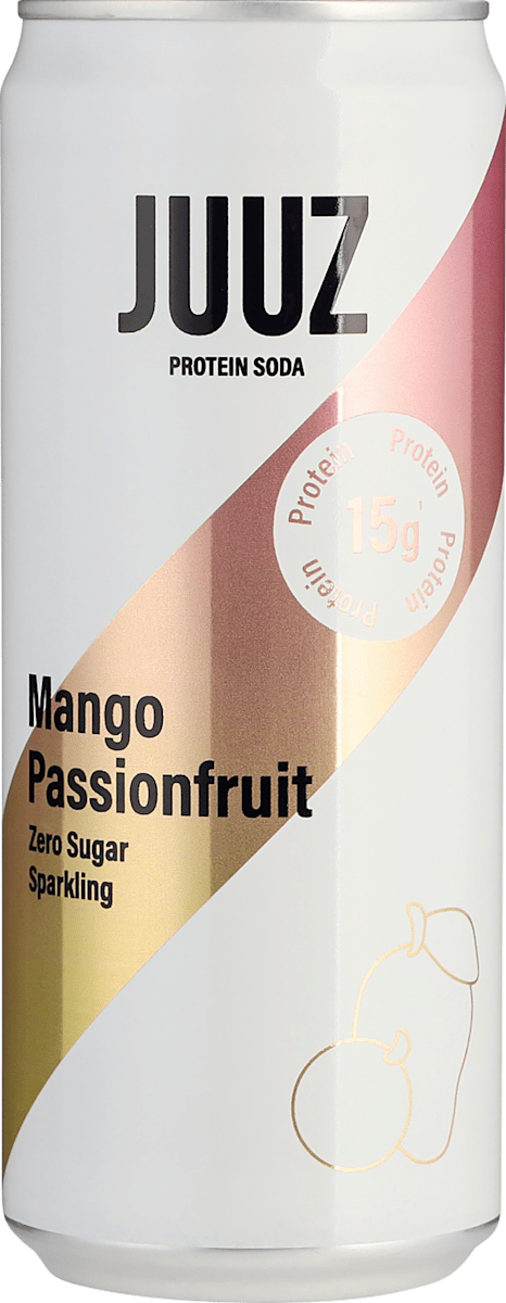 JUUZ Erfrischungsgetränk, Protein Soda, Mango Passionfruit, 330 ml ...