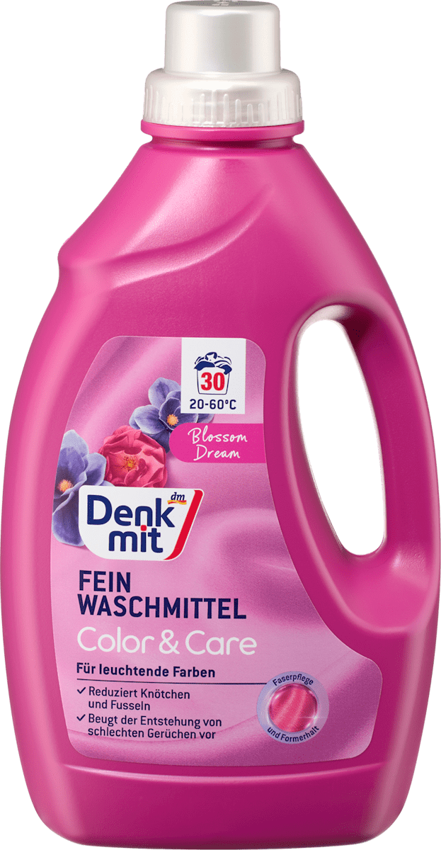 Denkmit Feinwaschmittel flüssig Color&Care Blossom Dream, 30 Wl dauerhaft günstig online kaufen ...