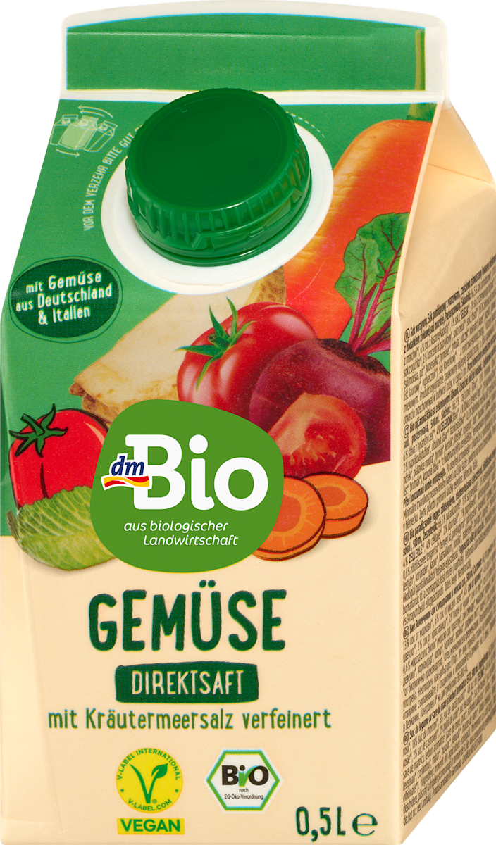 dmBio Direktsaft, Gemüse, 0,5 l dauerhaft günstig online kaufen | dm.de
