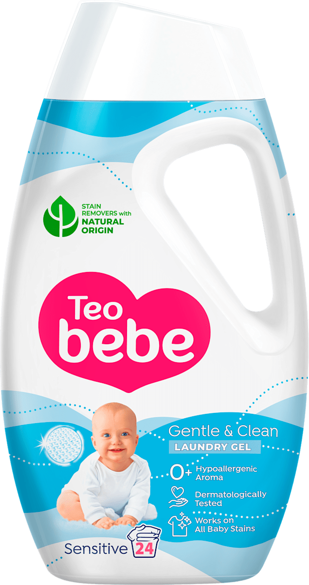 Teo bebe Гел за пране Sensitive, 24 пранета, 1,08 L | dm България