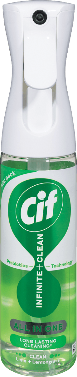 Cif Večnamensko čistilo v spreju Infinite + Clean s probiotiki Clean ...