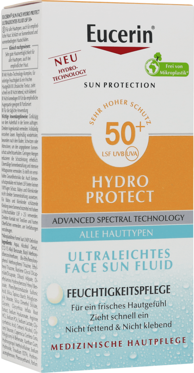 Eucerin Eucerin Sun Protection Hydro Protect Face Sun Fluid LSF 50+, 50 ...