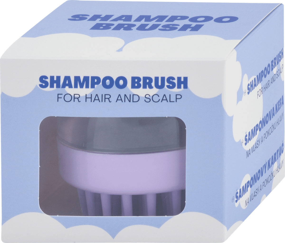 evertec Šampónová kefa na vlasy a pokožku hlavy, 1 ks | mojadm.sk