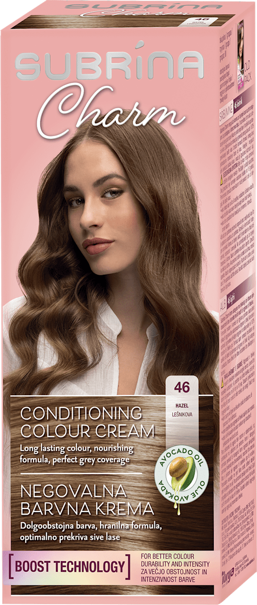 SUBRiNA Charm barva za lase z avokadovim oljem 46 Lešnikova, 1 kos | dm.si