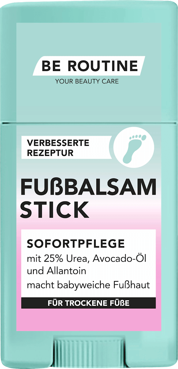 BE ROUTINE Fußbalsam Stick 25% Urea, 50 g | dm.at