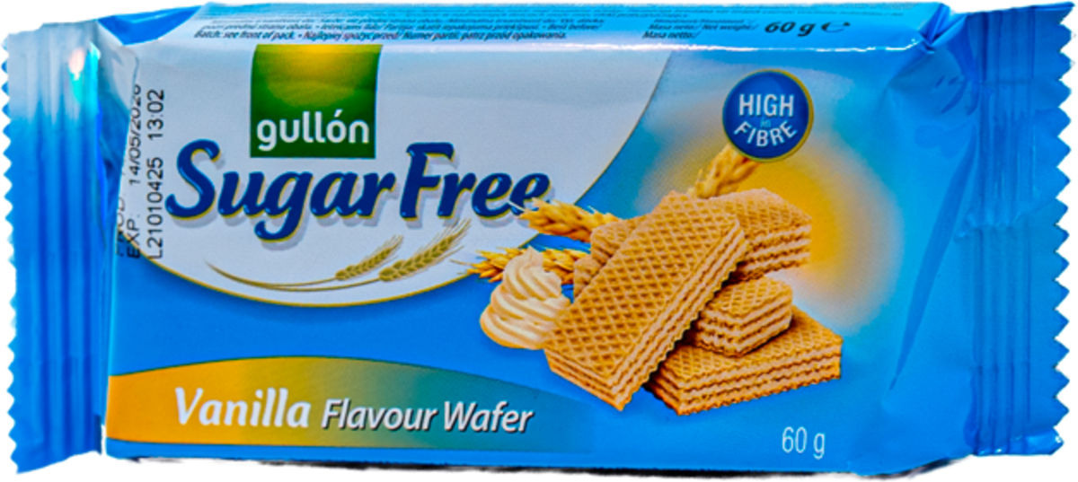 Gullon Vafel keks napolitanke bez šećera - vanilija, 60 g | dm.hr