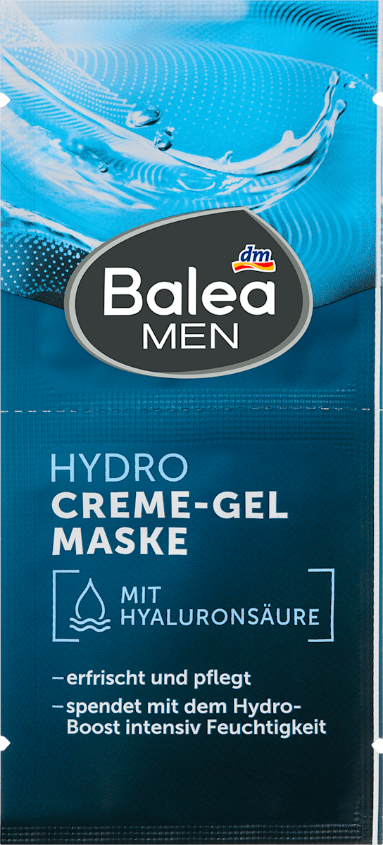 Balea MEN HYDRO krem-gel maska za lice, 2x8ml, 16 ml | dm.rs