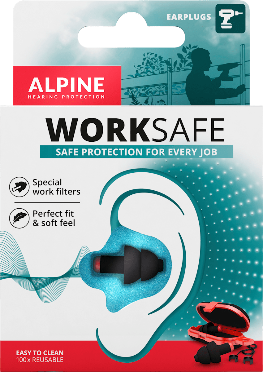 ALPINE Worksafe Ohrstöpsel Größe M (1 Paar), 2 St | dm.at