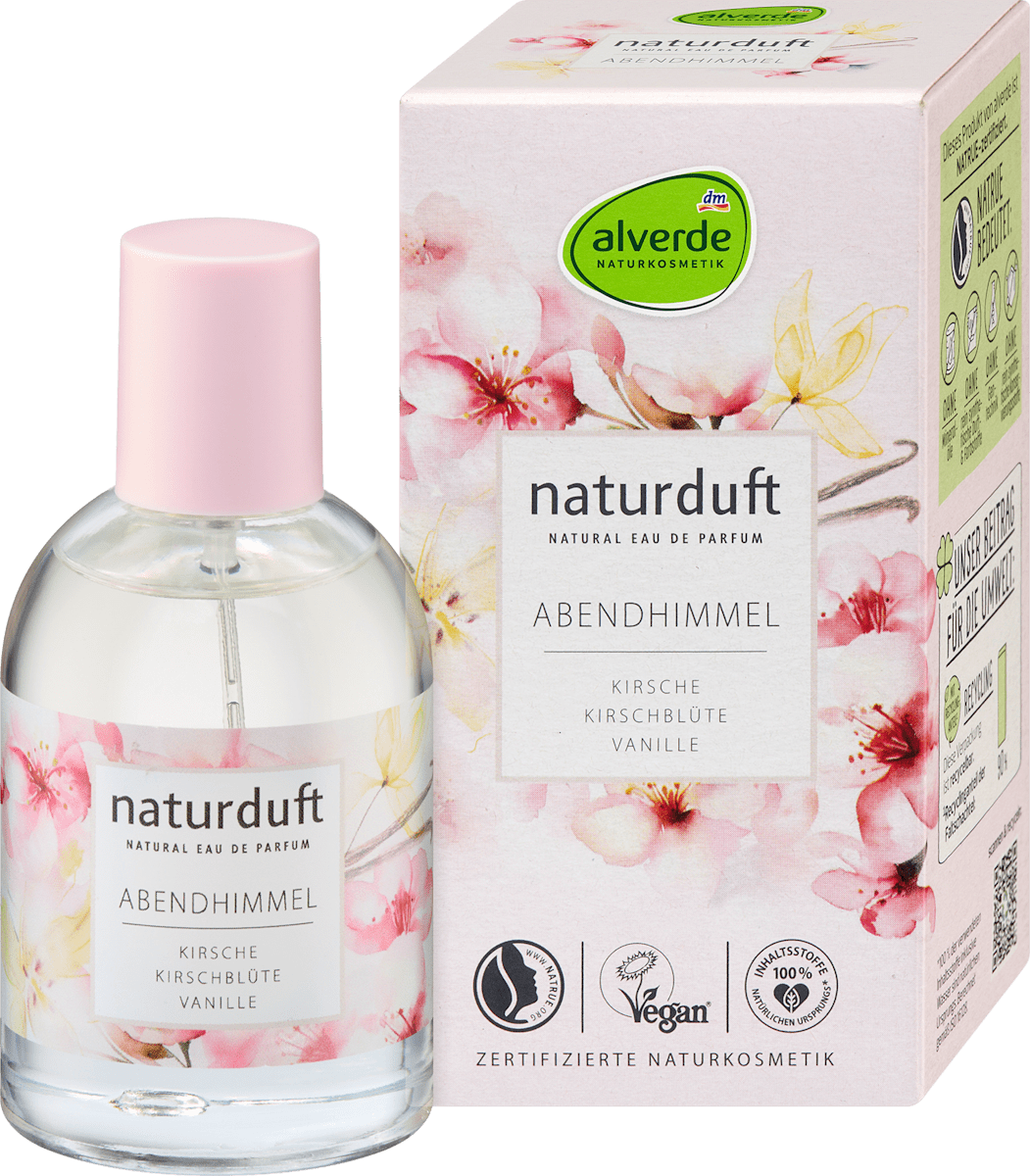 alverde NATURKOSMETIK Abendhimmel Eau de Parfum, 50 ml dauerhaft ...