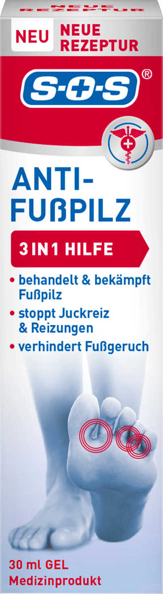 SOS Anti Fußpilz Gel, 30 ml dauerhaft günstig online kaufen | dm.de