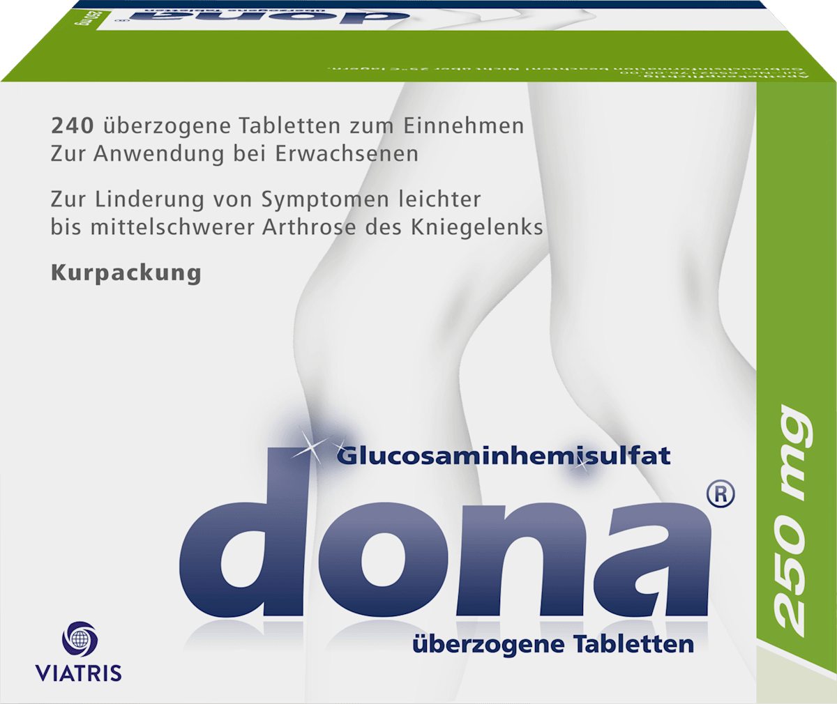 dona dona 250mg Glucosaminhemisulfat überzogene Tabletten, 240 St ...