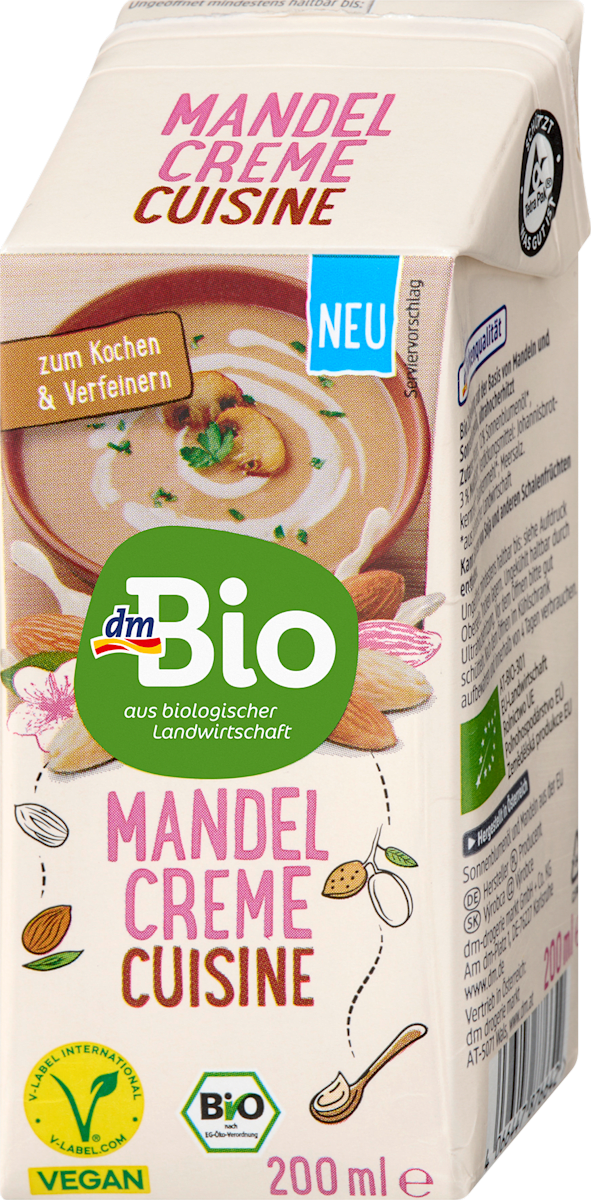 dmBio Mandel Creme Cuisine, 200 ml dauerhaft günstig online kaufen | dm.de