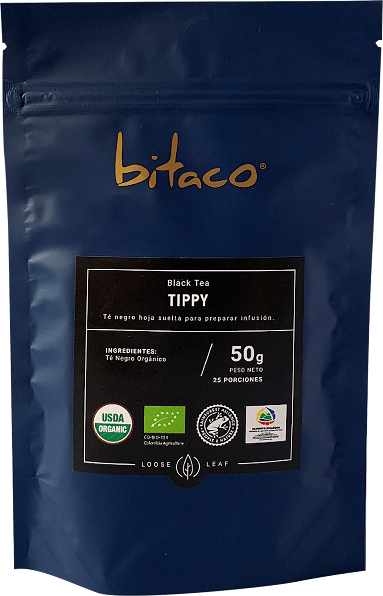 bitaco Ceai negru vrac ECO, 50 g | dm.ro