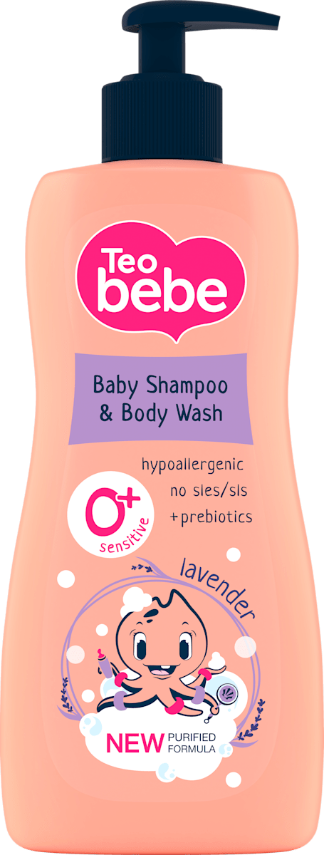 Teo bebe Шампоан и душ гел 2в1 Лавандула, 400 ml | dm България