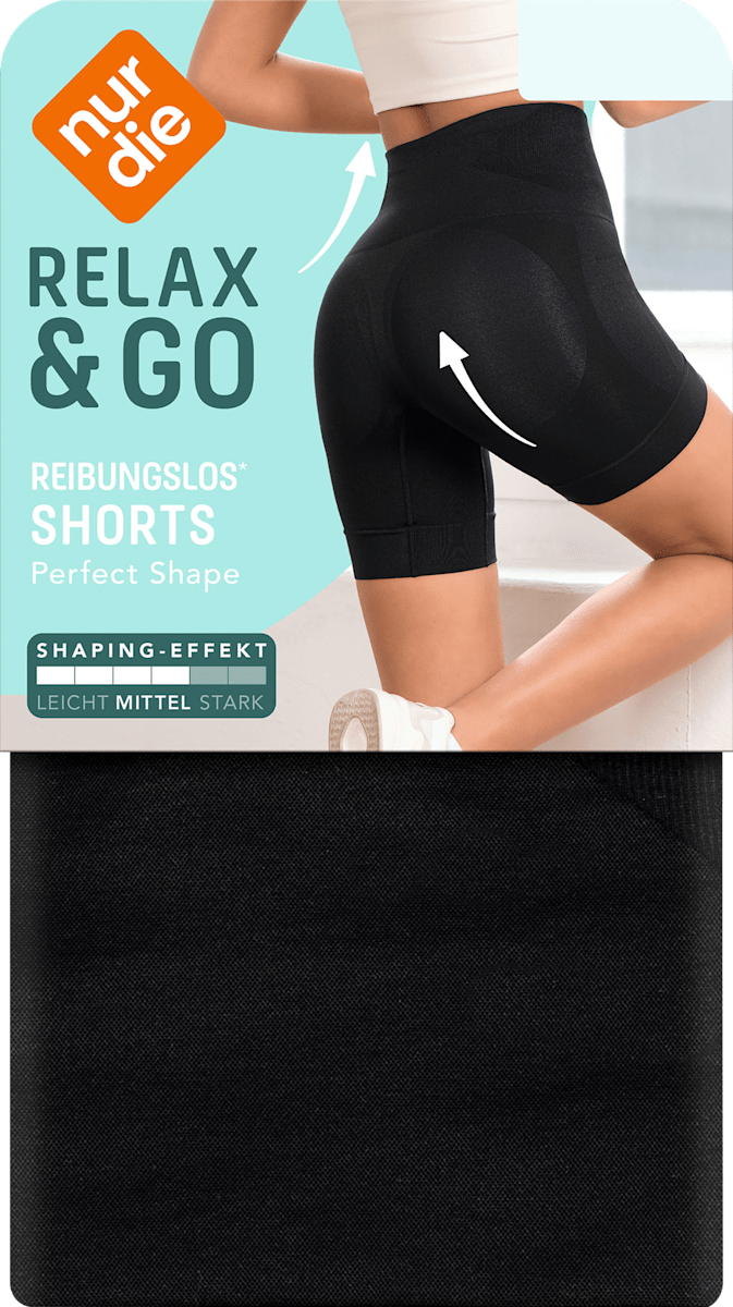 nur die Shorts Reibungslos Shape schwarz Gr. 36/38, 1 St dauerhaft ...