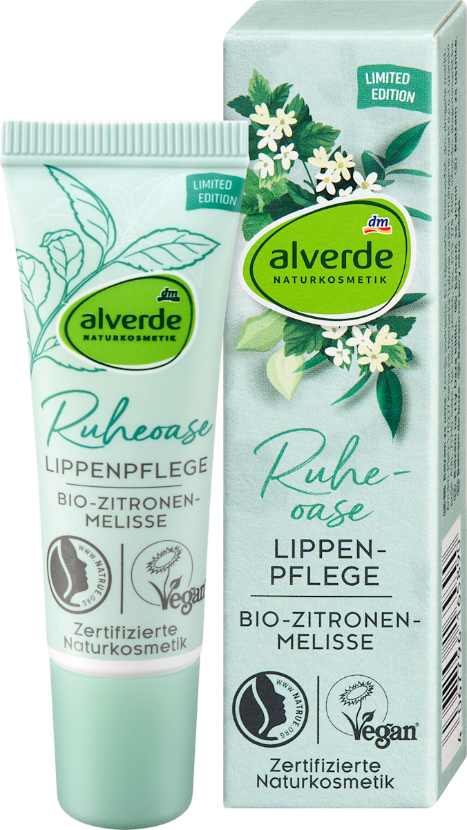 alverde NATURKOSMETIK Ruheoase balzam za usne - limunska melisa, 1 kom. | dm Bosna i Hercegovina