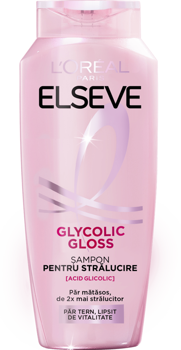 L'ORÉAL PARiS ELSEVE Glycolic Gloss șampon pentru strălucire, 400 ml ...