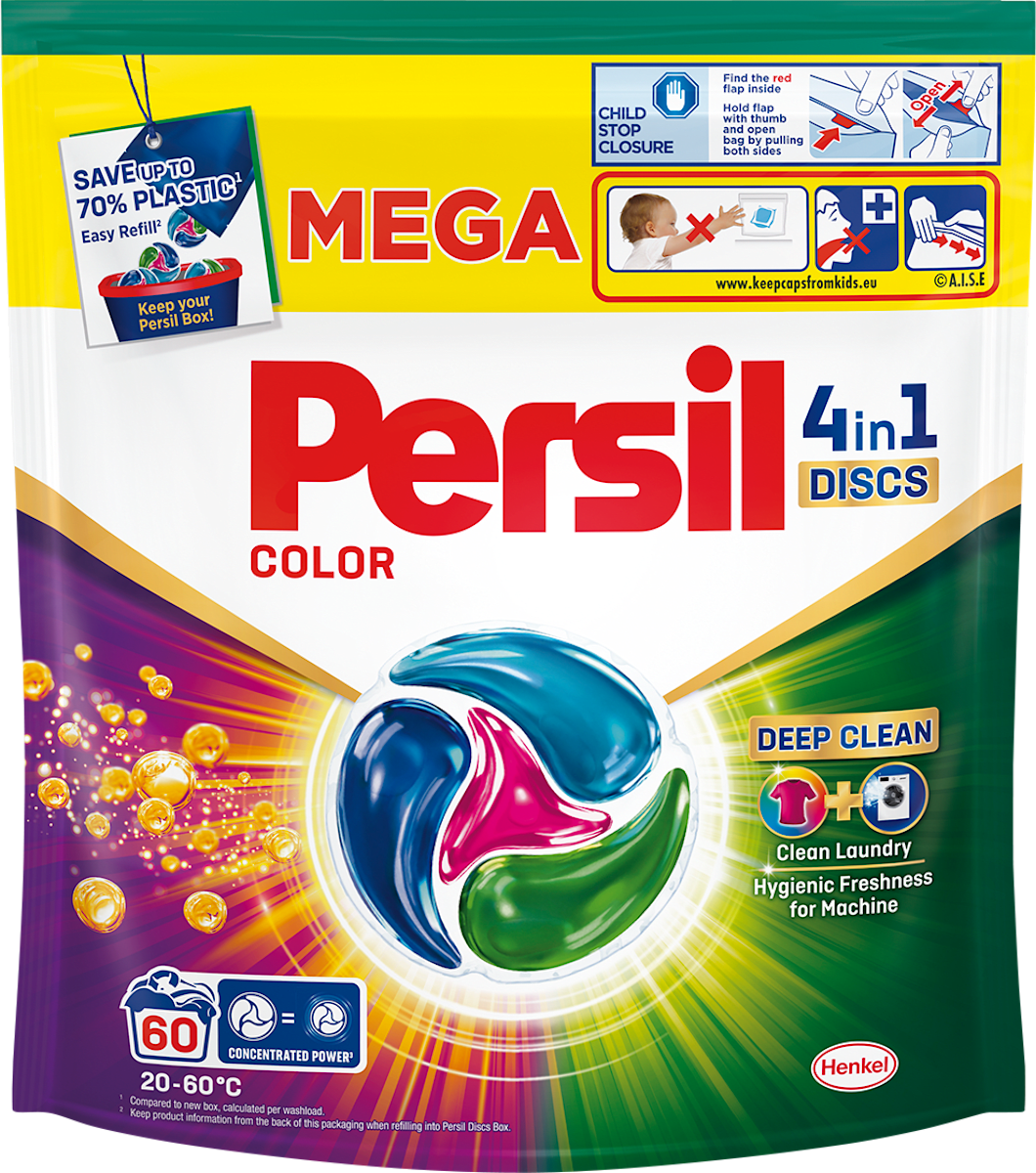 Persil Detergent rufe capsule Color 60 spălări, 60 buc | dm.ro