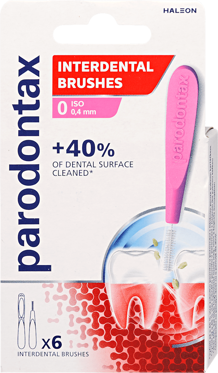 Parodontax Fogköztisztító kefe ISO 0,4 mm, 6 db | dm.hu