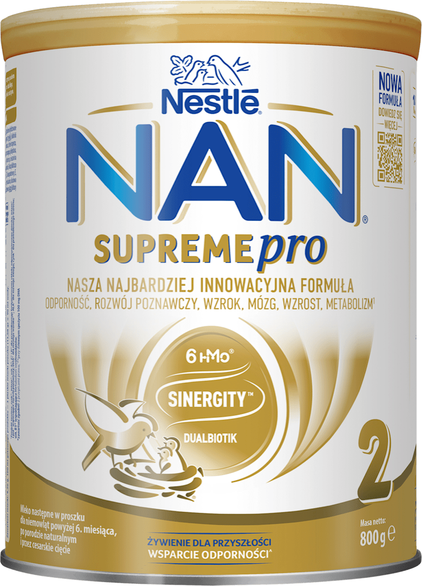 Nestlé NAN Mleko następne dla niemowląt Supremepro 2, po 6. miesiącu ...