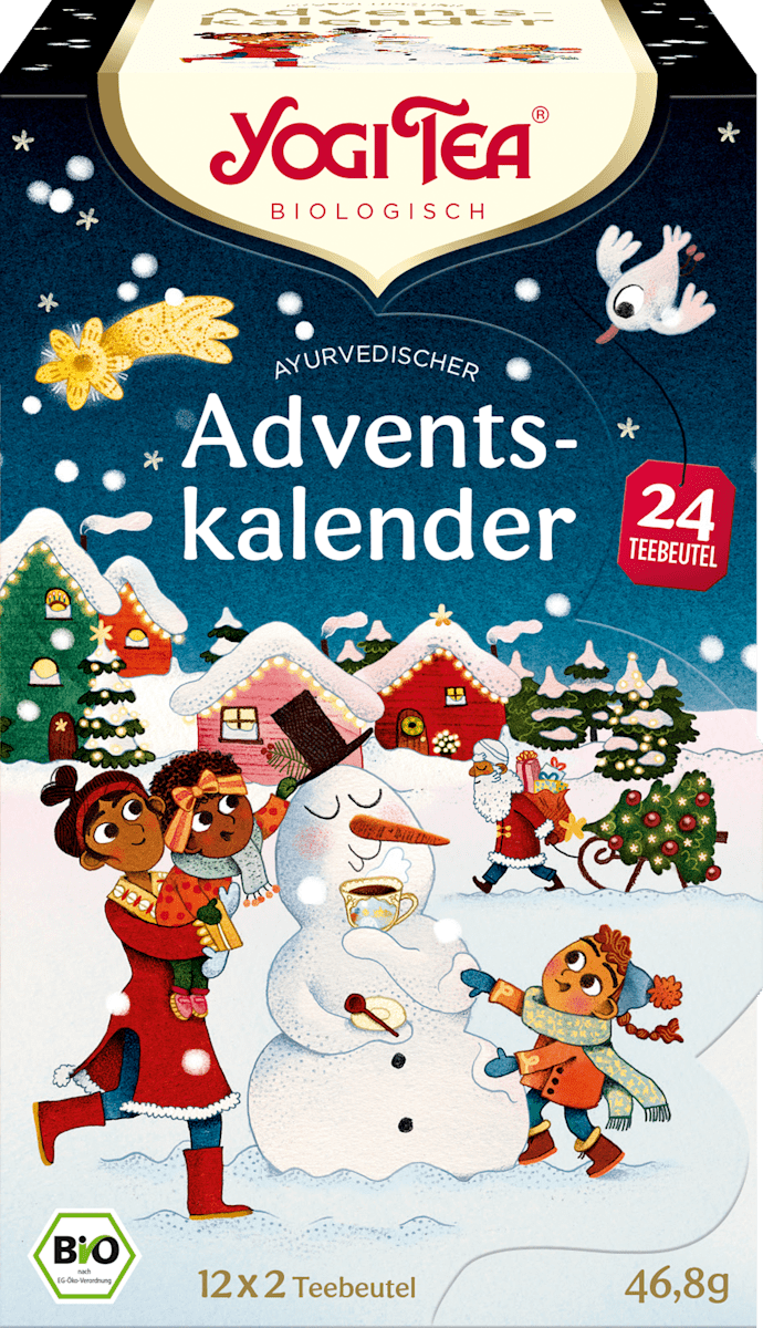 YOGI TEA Adventskalender 2025, 24 ayurvedische Tee's, 1 St dauerhaft ...