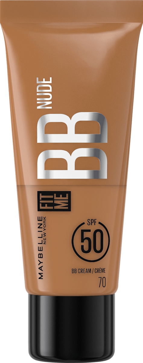 MAYBELLINE NEW YORK BB Cream Fit me Nude 70, LSF 50, 30 ml dauerhaft günstig online kaufen | dm.de