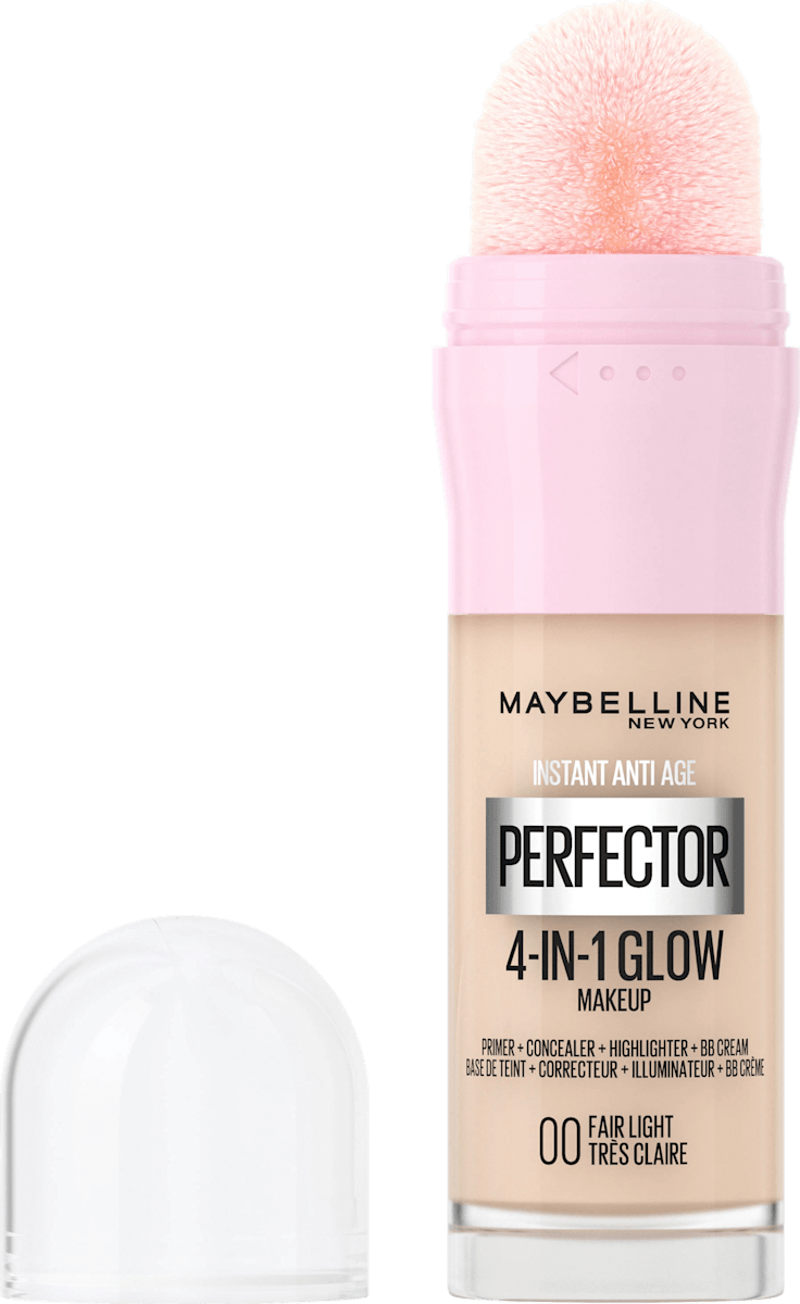 MAYBELLINE NEW YORK Foundation Instant Perfector Glow 4in1, 00 Fair ...
