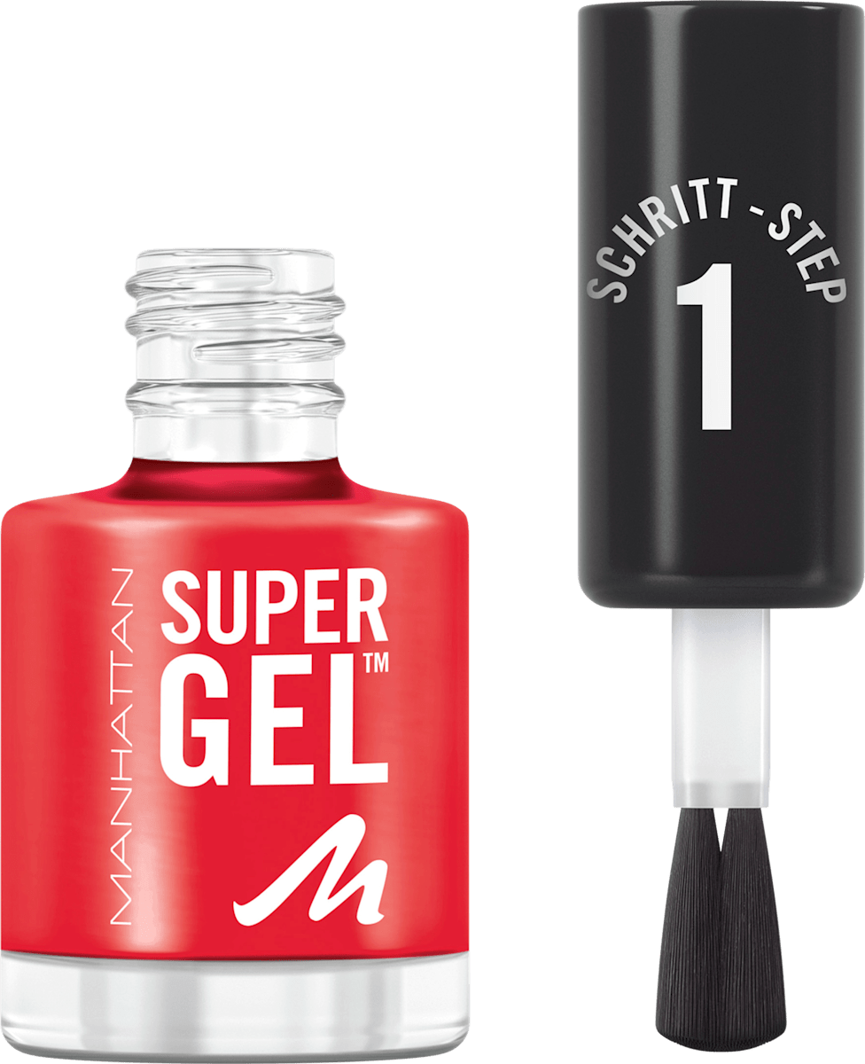 MANHATTAN Cosmetics Nagellack Super Gel 625 Devious Red, 12 ml ...