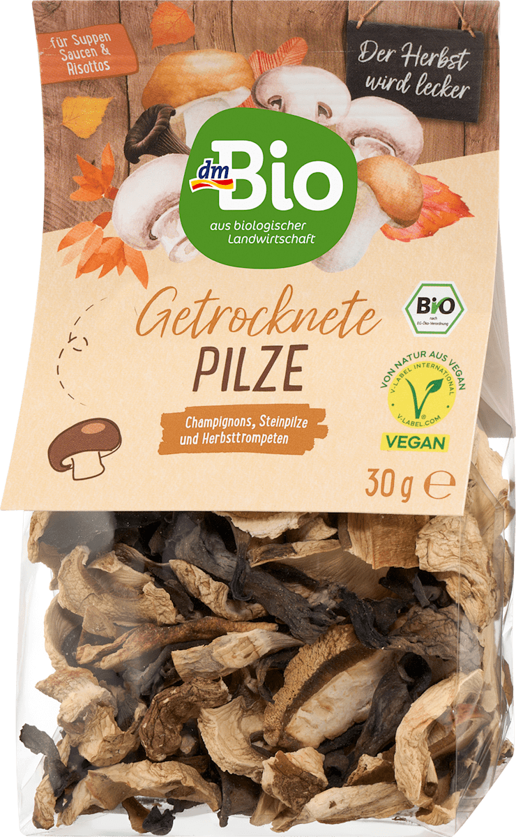 dmBio Bio mešanica sušenih gob, 30 g | dm.si