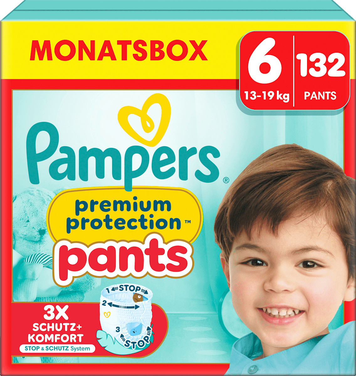 Pampers Baby Pants Premium Protection Gr.6 Extra Large (13-19 kg ...