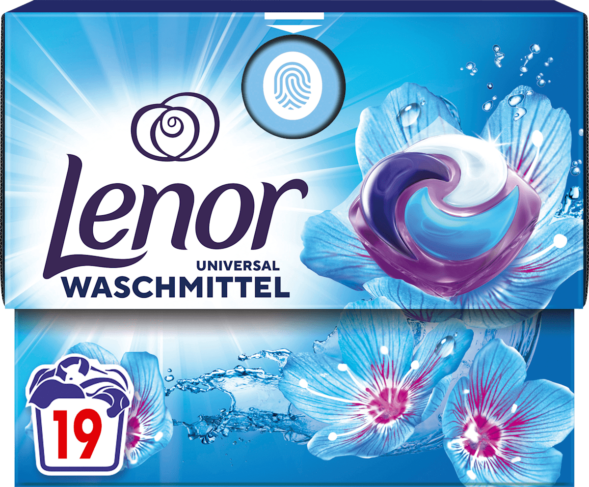 Lenor Vollwaschmittel Pods Aprilfrisch, 19 Wl dauerhaft günstig online ...