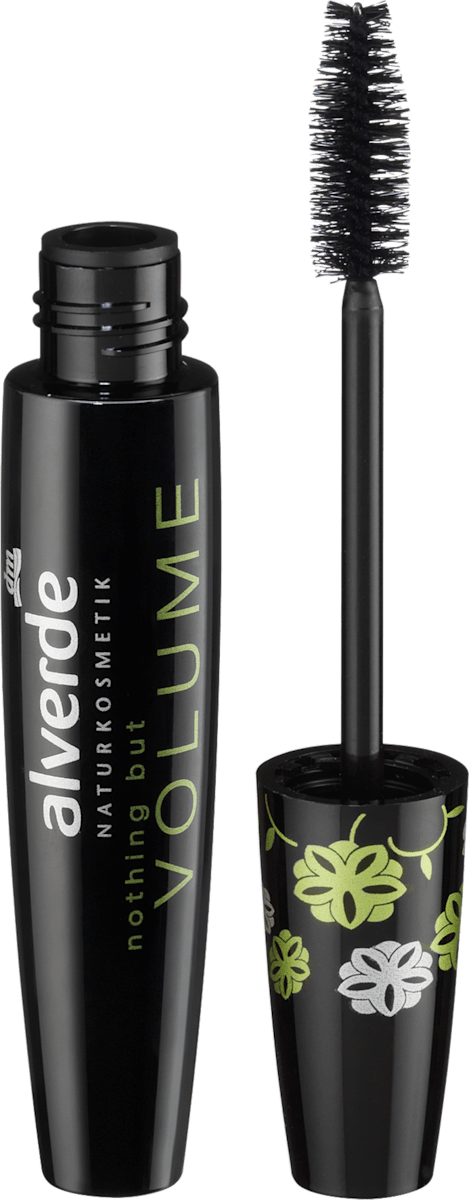 alverde NATURKOSMETIK Mascara Nothing But Volume 030 Blau, 12 ml ...
