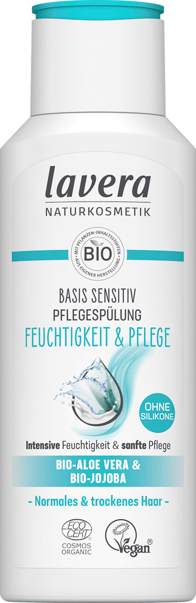 lavera NATURKOSMETIK Conditioner Basis Sensitiv Feuchtigkeit & Pflege ...