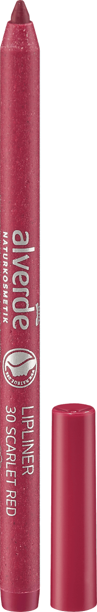 alverde NATURKOSMETIK tužka na rty 30 Scarlet Red, 1,2 g | dm.cz