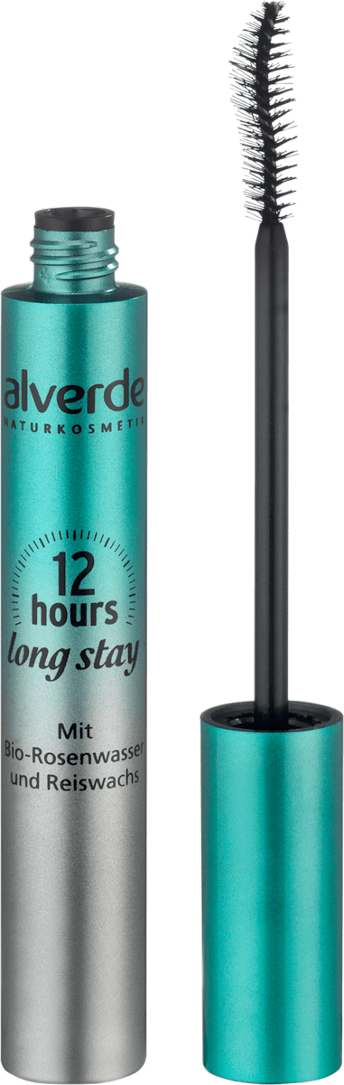 alverde NATURKOSMETIK 12 hours long stay maskara – crna, 9 ml | dm.rs