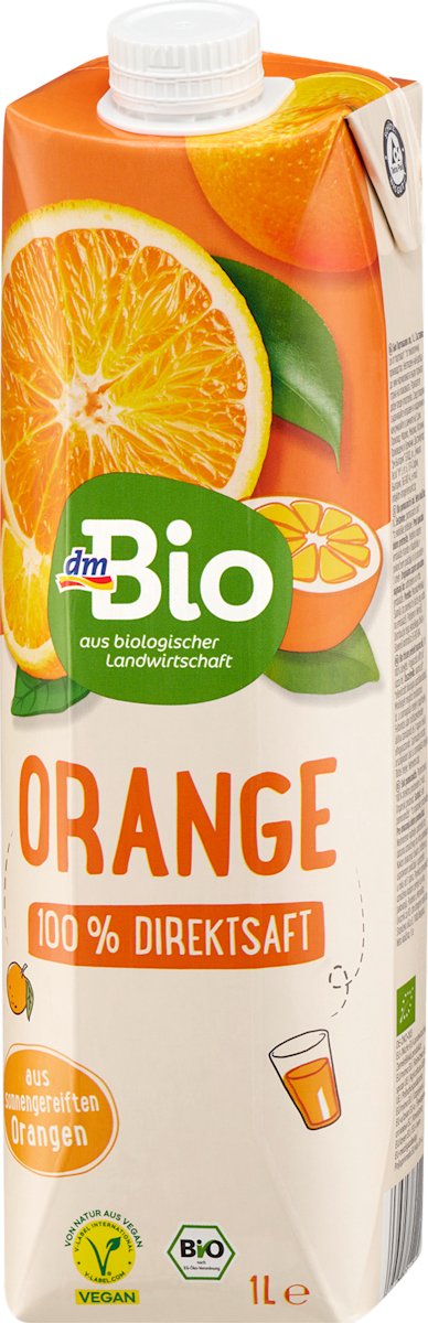 dmBio Direktsaft, Orange, 1 l dauerhaft günstig online kaufen | dm.de