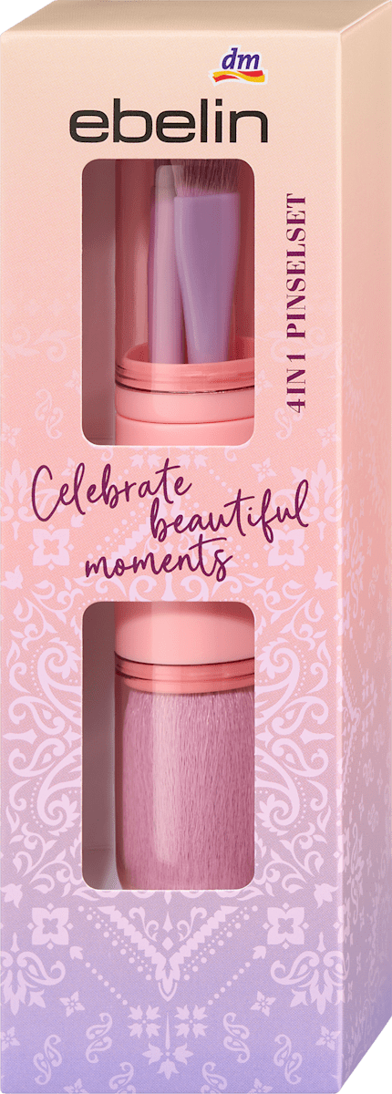 ebelin Set čopičev za nanos ličil 4 v 1 Celebrate beautiful moments, 1 ...