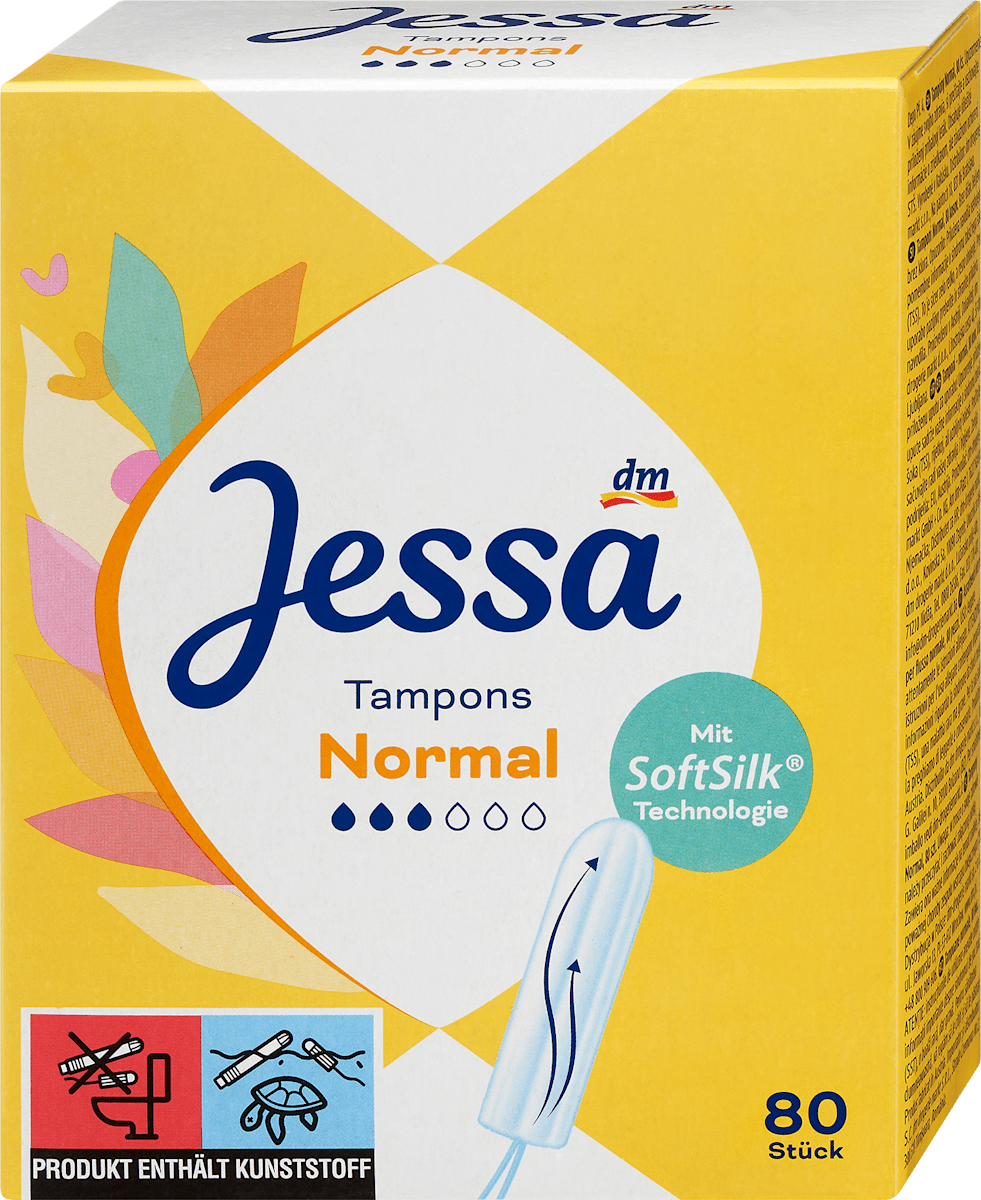 Jessa Tampoane normale, 80 buc | dm.ro