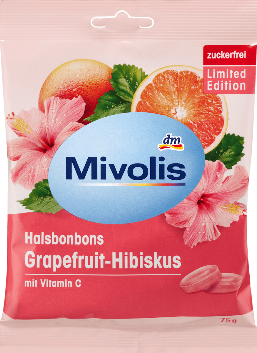 Mivolis Bomboni grejp i hibiskus, 75 g | dm.hr