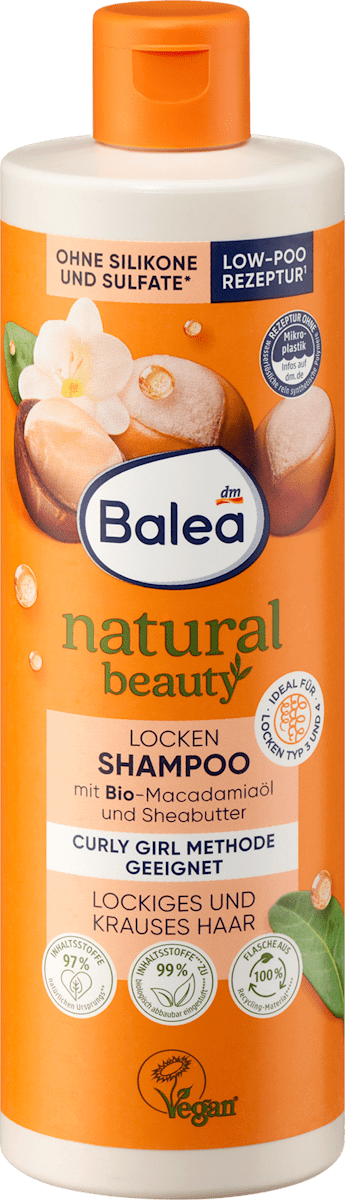 Balea Shampoo Natural Beauty Locken, 400 ml dauerhaft günstig online ...