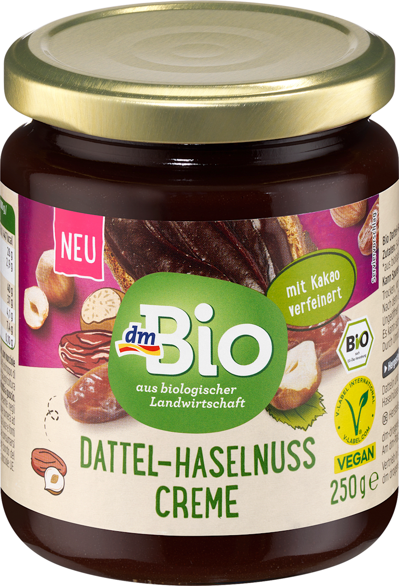 dmBio Dattel-Haselnuss Creme, 250 g dauerhaft günstig online kaufen | dm.de