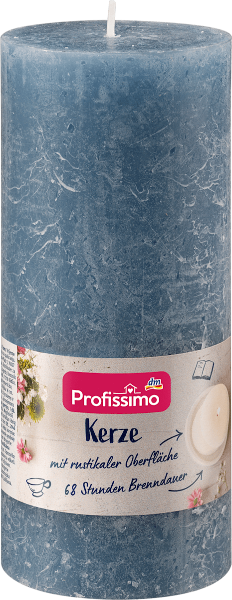 Profissimo Rustična sveća, plava 160/68, 1 kom | dm.rs
