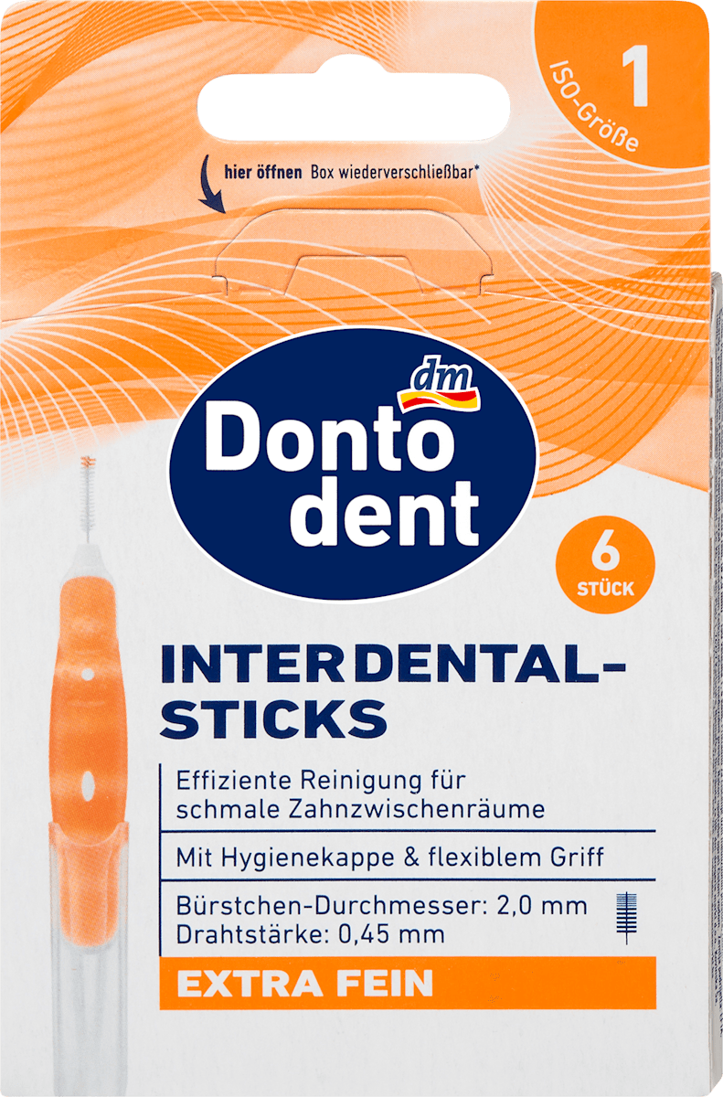 Dontodent Stick interdentali extra sottili, 6 pz | dm Italia