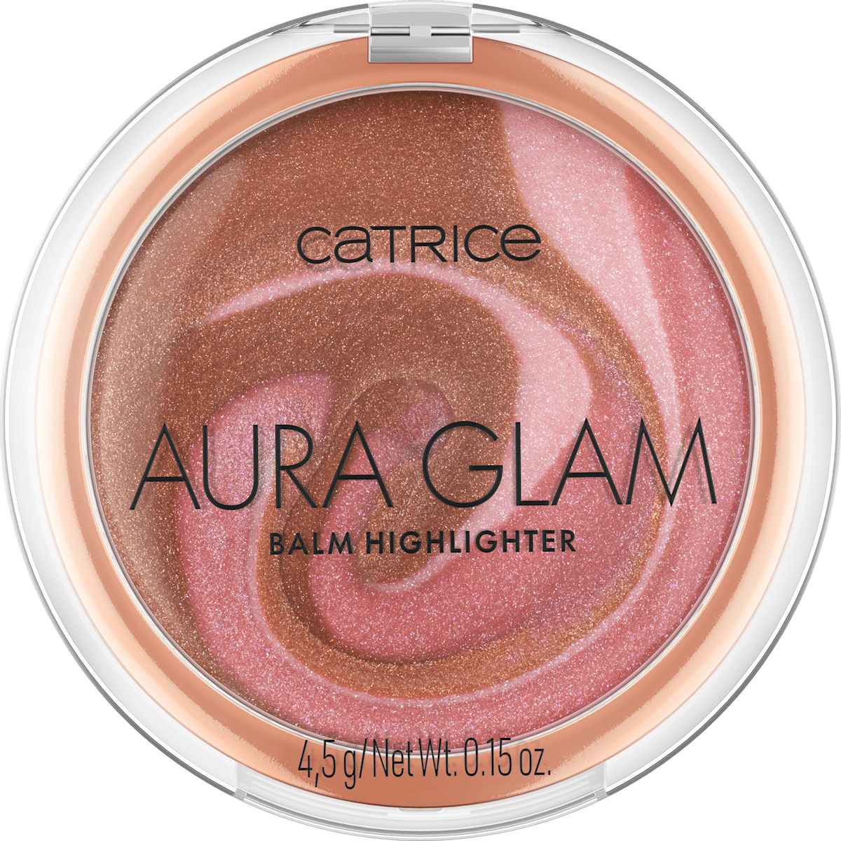 CATRICE Highlighter Aura Glam Balm 010 A Swirl Of Rose, 4,5 g dauerhaft ...