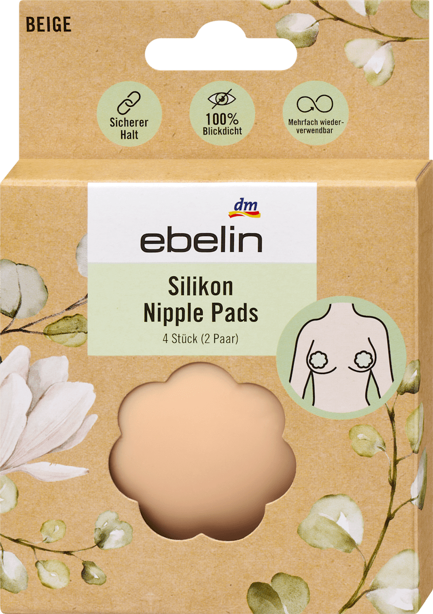 ebelin Silikon Nipple Pads (2 Paar), 4 St dauerhaft günstig online kaufen | dm.de