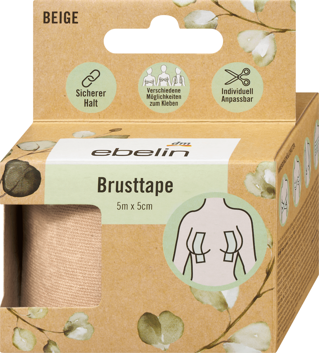 ebelin Brusttape beige, 5 m dauerhaft günstig online kaufen | dm.de