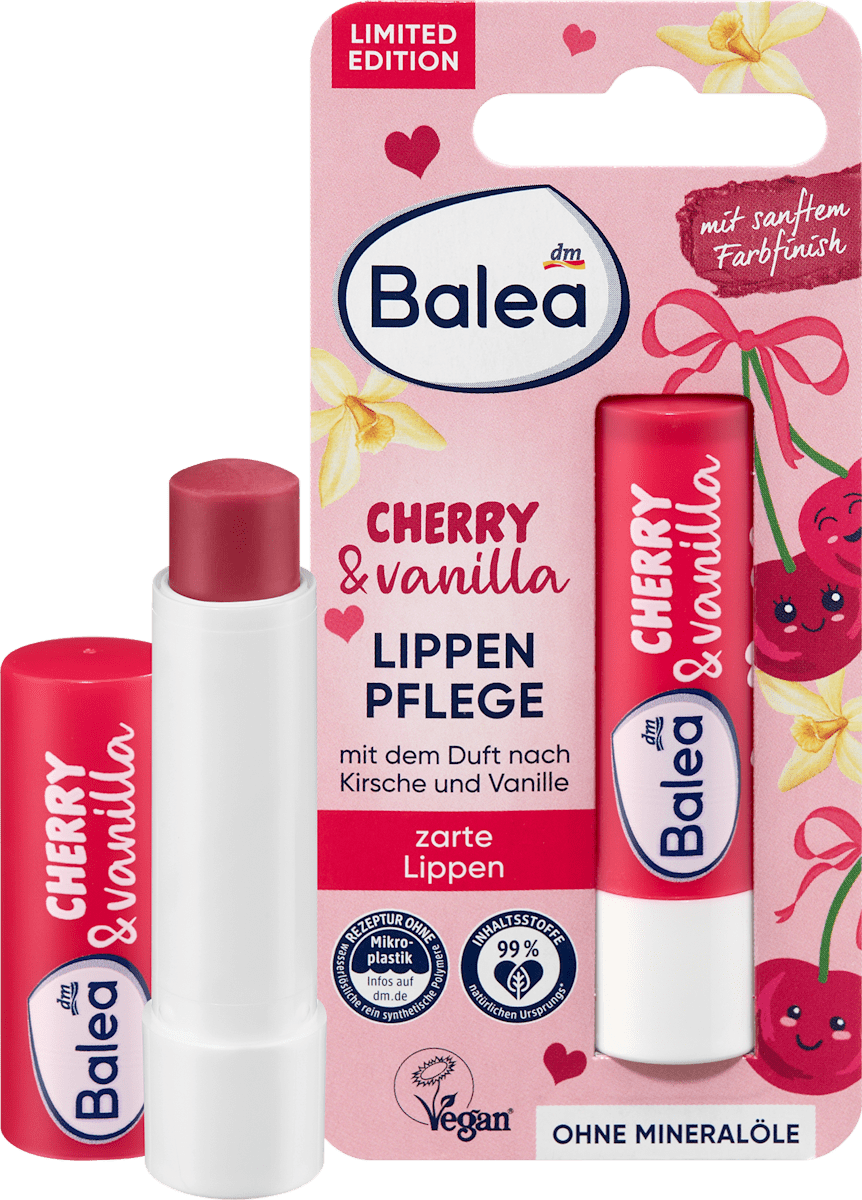 Balea Lippenpflege Cherry & Vanilla, 4,8 g dauerhaft günstig online kaufen | dm.de