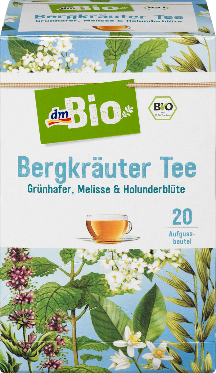 dmBio Kräuter-Tee, Bergkräuter (20x1,75g), 35 g dauerhaft günstig ...