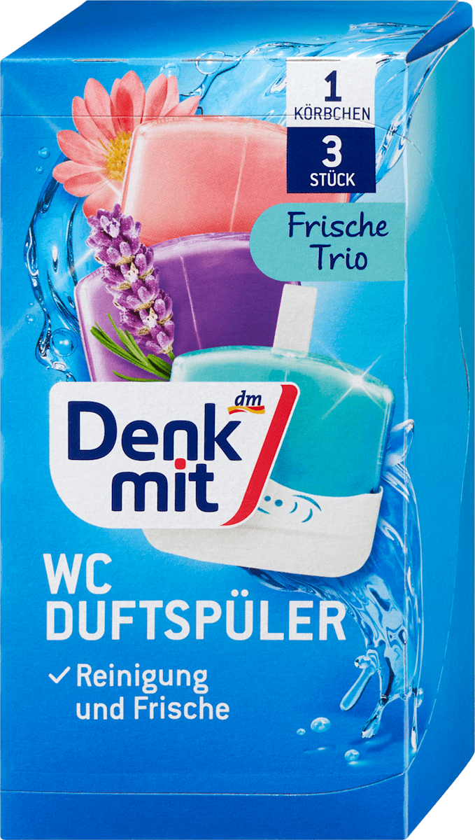 Denkmit WC Duftspüler Frische Trio, 3 St dauerhaft günstig online ...